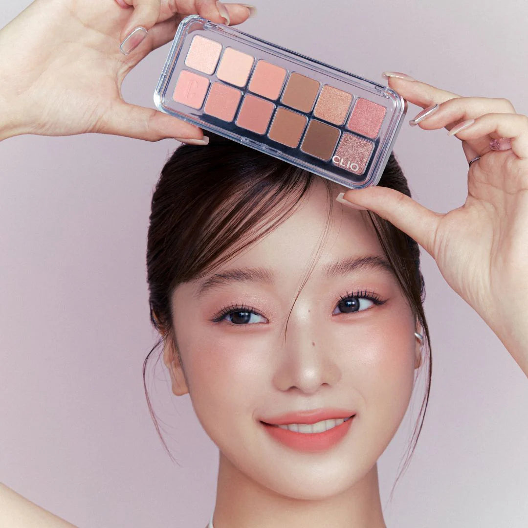 CLIO Pro Eye Palette Air 02 Rose Connect – Soft Nude Pink Palette (Dry ...